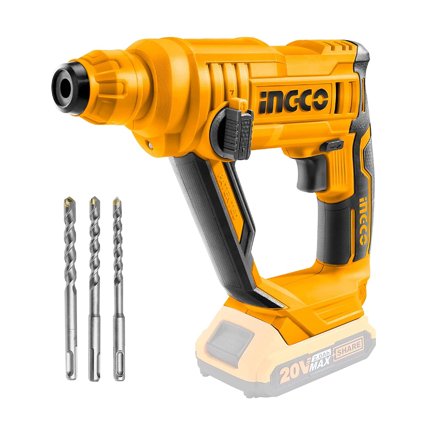 INGCO Cordless Rotary Hammer Drill – maharaja engg tools